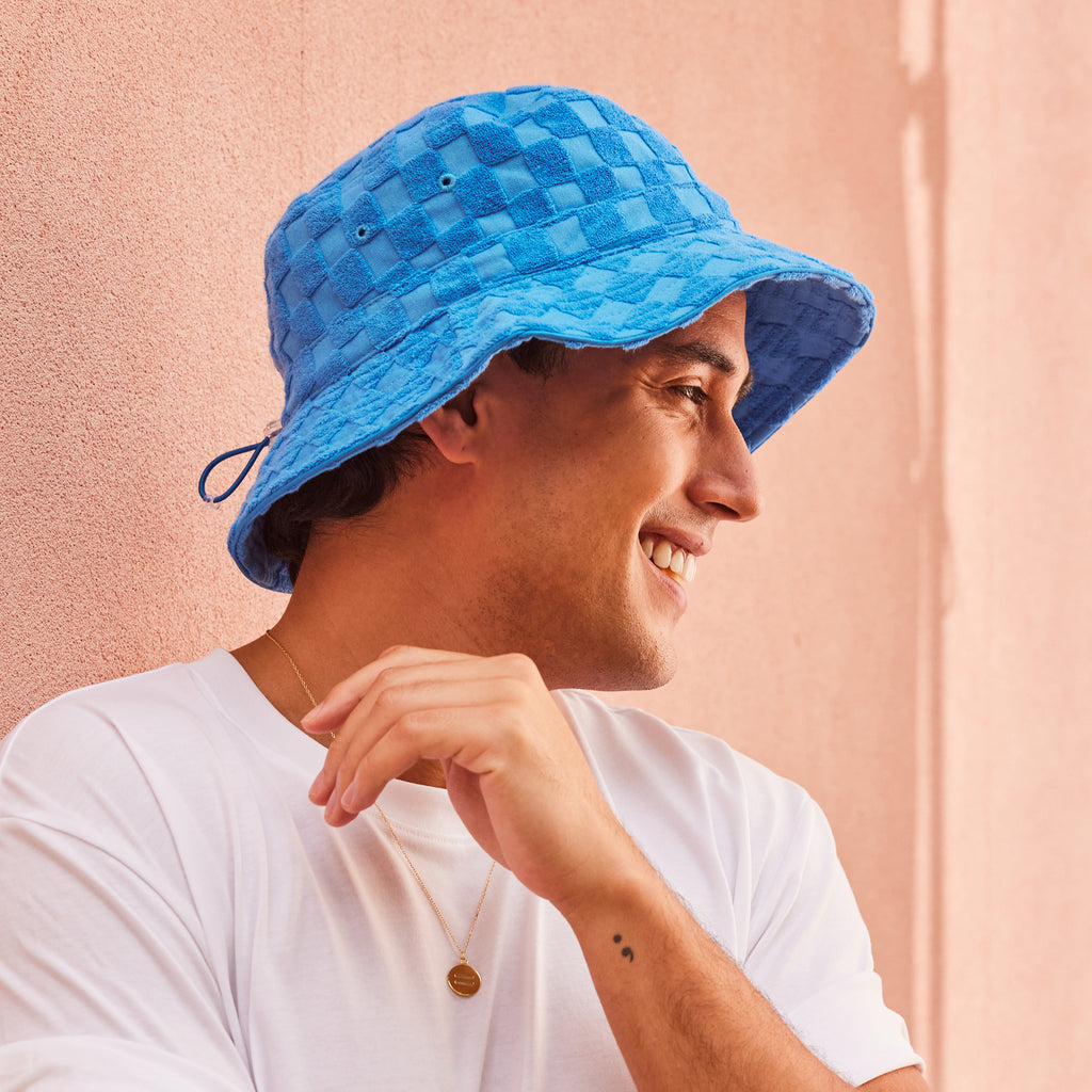 Mandurah Unisex Bucket Hat - Royal Blue – Rigon Headwear